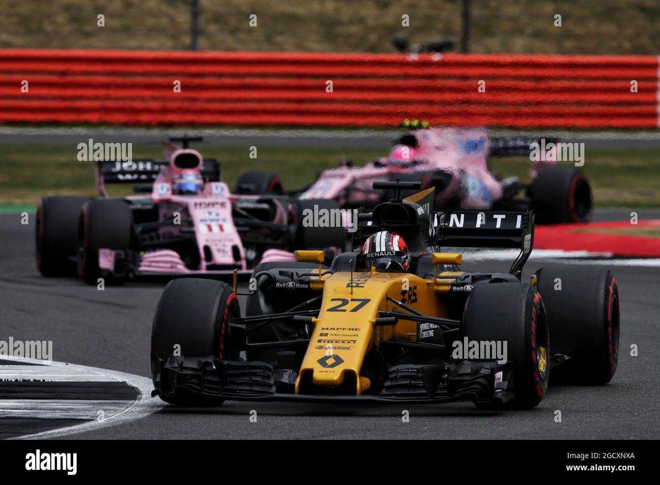 Nico Hulkenberg (GER) Renault Sport F1 Team RS17. British Grand Prix ...
