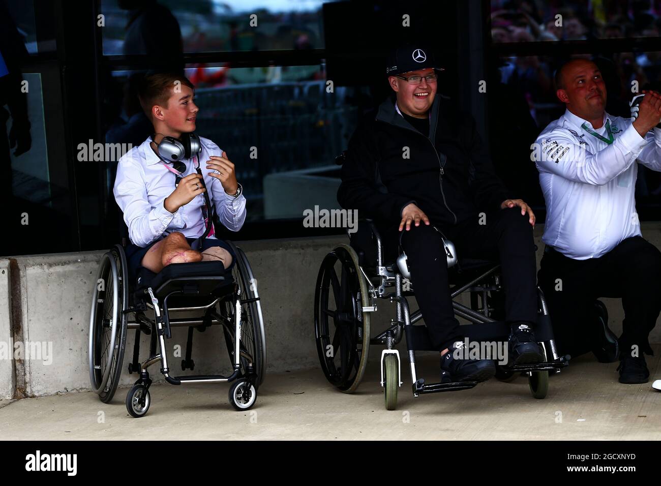 Billy Monger (GBR) Racing Driver (Left). British Grand Prix, Sunday ...