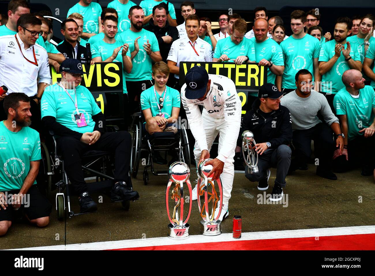 Mercedes amg f1 brother nicolas hamilton hi-res stock photography and ...