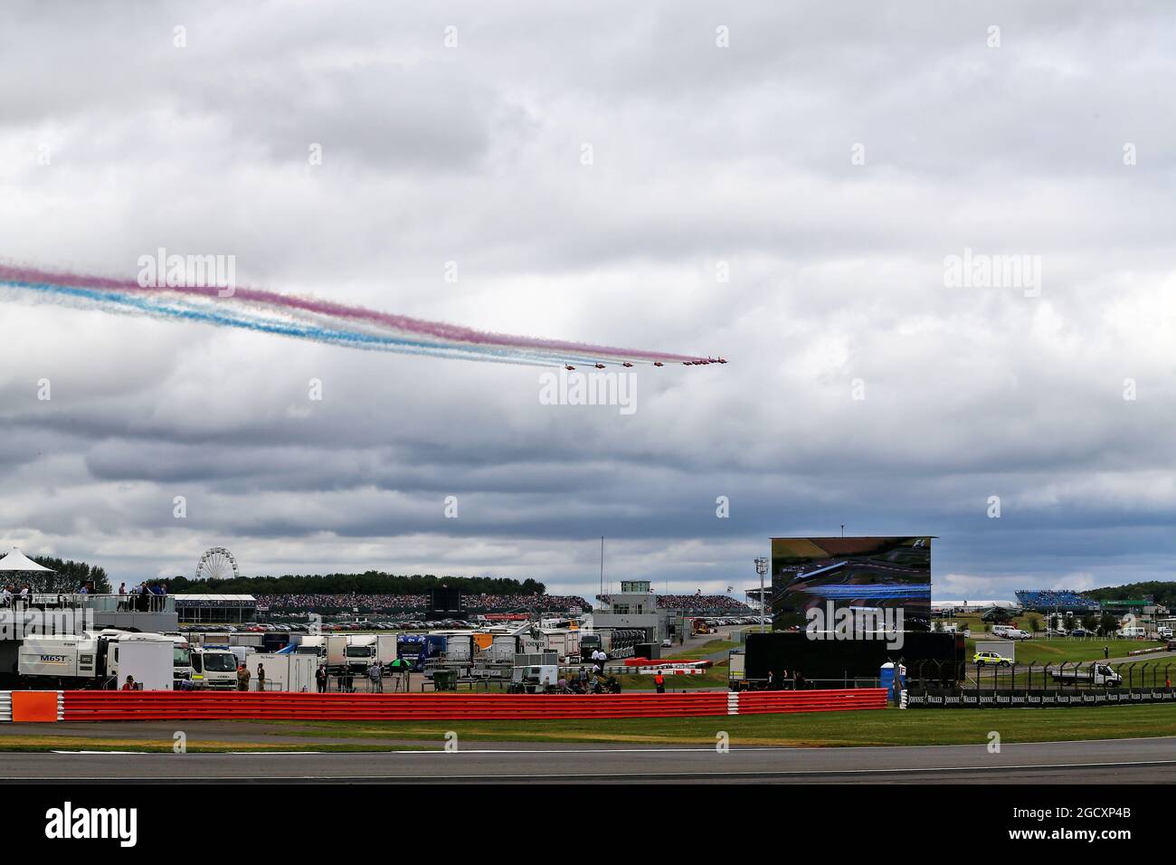 The Red Arrows. British Grand Prix, Sunday 16th July 2017. Silverstone ...