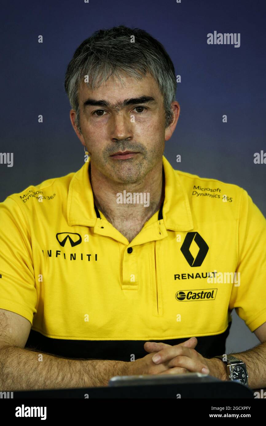 Nick Chester (GBR) Renault Sport F1 Team Chassis Technical Director in ...