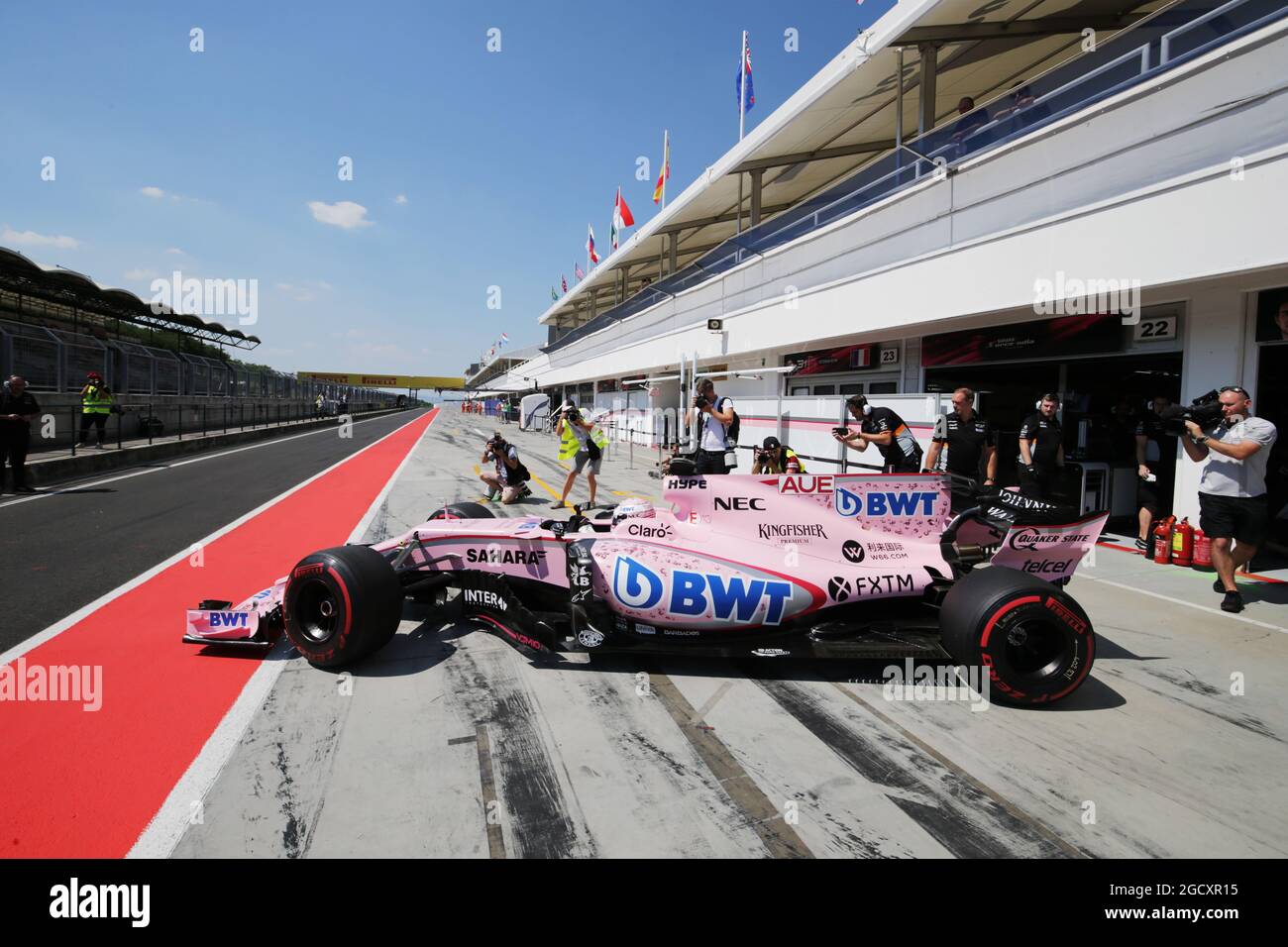 Lucas Auer (AUT) Sahara Force India F1 VJM10 Test Driver. Formula One ...