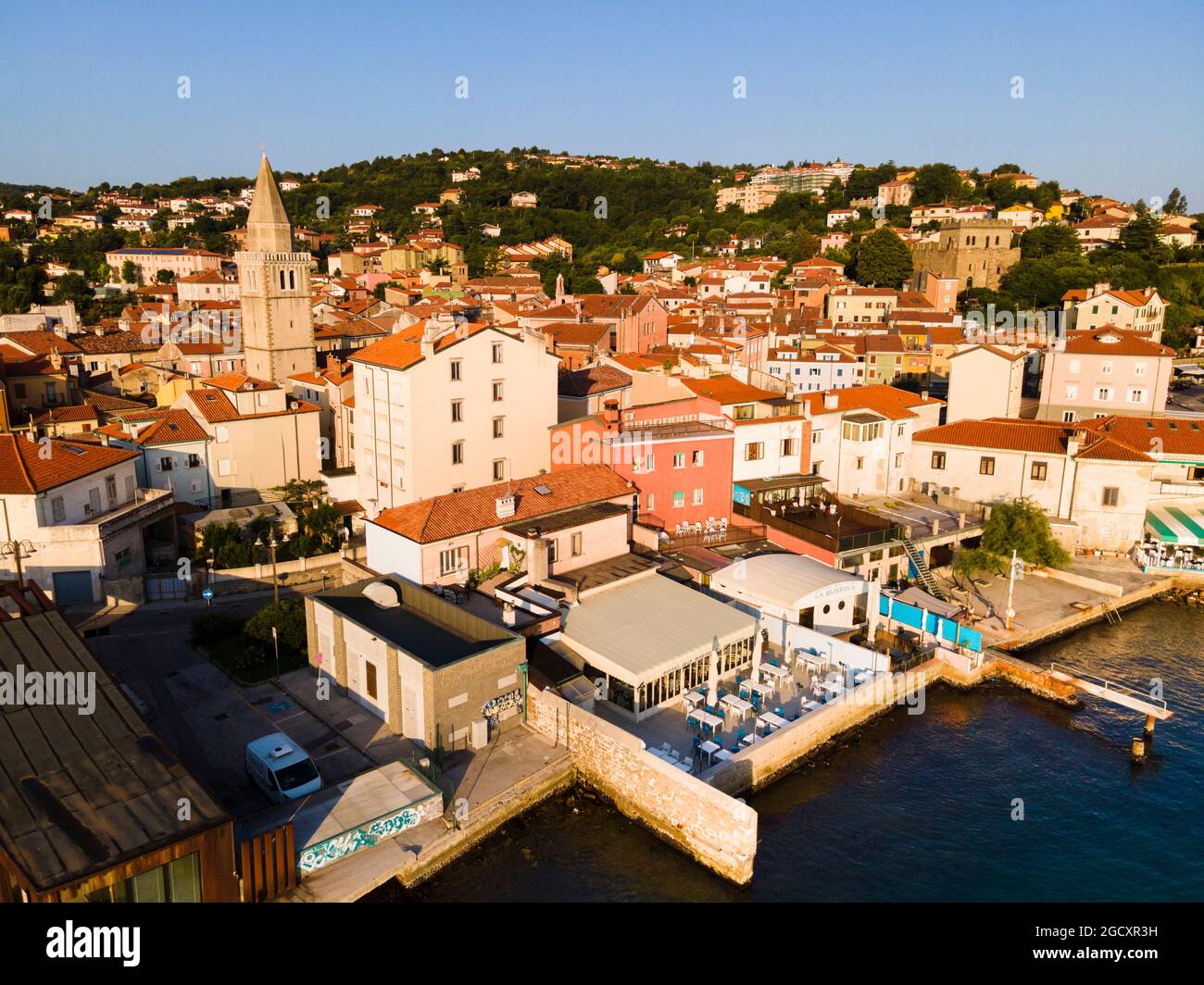Muggia Small Fishing Town in Trieste Province Italy Stock Photo - Alamy