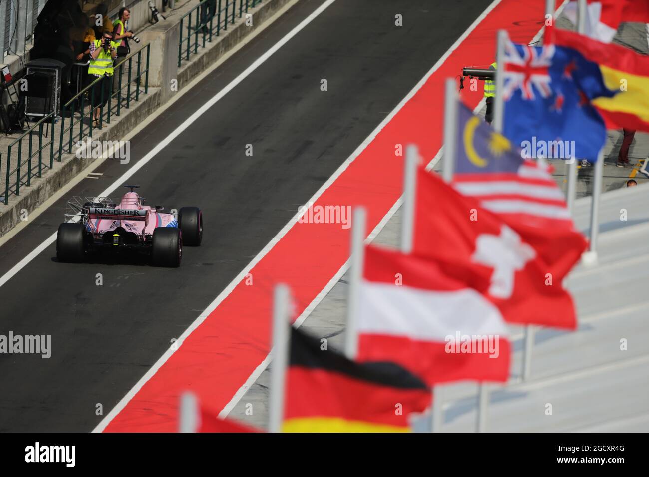 Lucas Auer (AUT) Sahara Force India F1 VJM10 Test Driver. Formula One ...