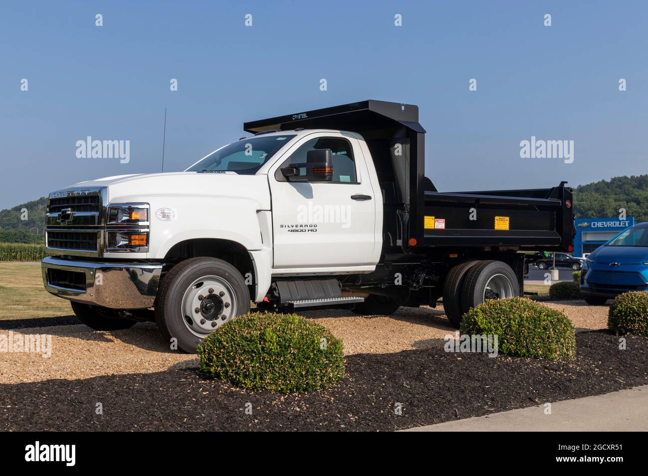 West Harrison - Circa August 2021: Chevrolet Silverado 4500 HD Chassis ...