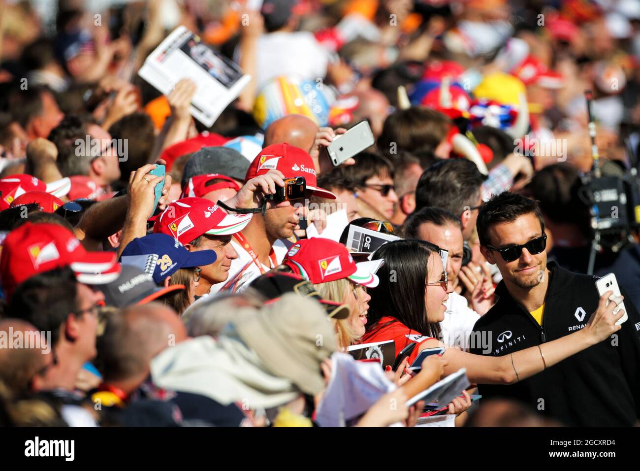 Renault sport f1 team fans banner hi-res stock photography and images ...