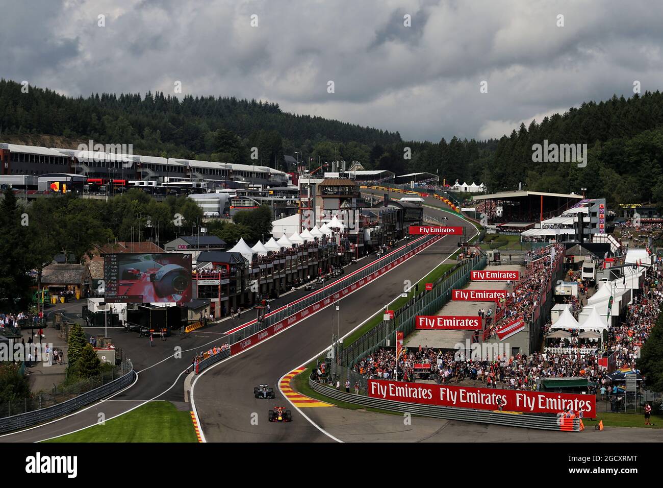Max Verstappen (NLD) Red Bull Racing RB13. Belgian Grand Prix, Saturday ...