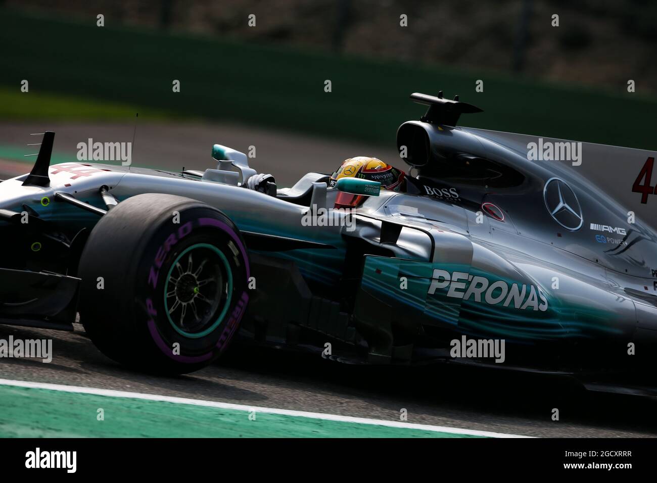 Lewis Hamilton (GBR) Mercedes AMG F1 W08. Belgian Grand Prix, Saturday ...