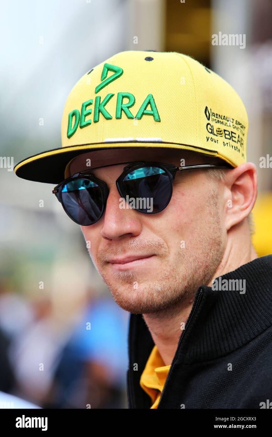 Nico Hulkenberg (GER) Renault Sport F1 Team. Belgian Grand Prix, Sunday ...