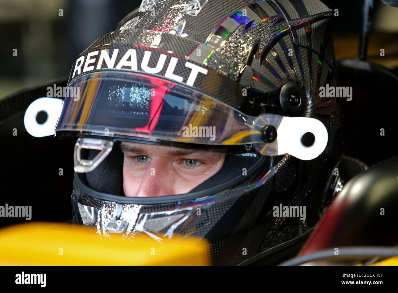 Nico Hulkenberg (GER) Renault Sport F1 Team RS17 Stock Photo - Alamy