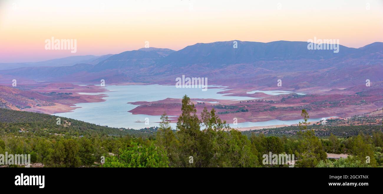 Lake Ben El Ouidane Reservoir Azilal, With Beautiful Landscape of ...