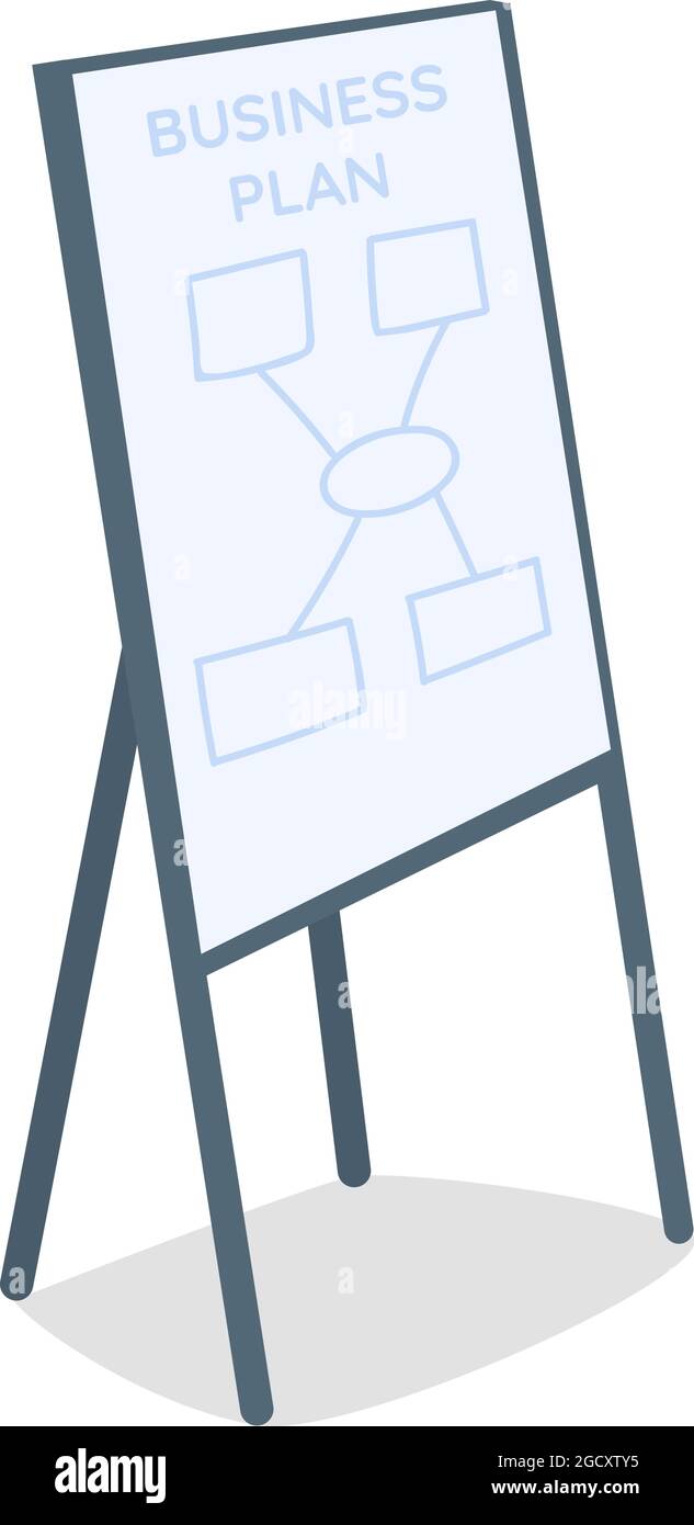 Cartoon business meeting chart showing Cut Out Stock Images & Pictures ...