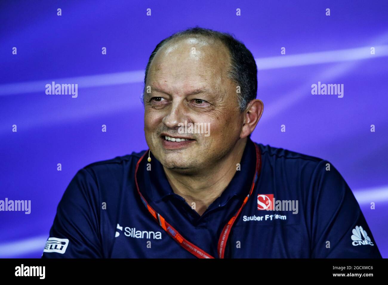 Frederic Vasseur (FRA) Sauber F1 Team, Team Principal in the FIA Press ... Frederic Vasseur (FRA) Sauber F1 Team, Team Principal in the FIA Press ...