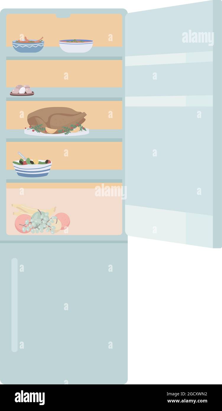 Semi open door Stock Vector Images - Alamy