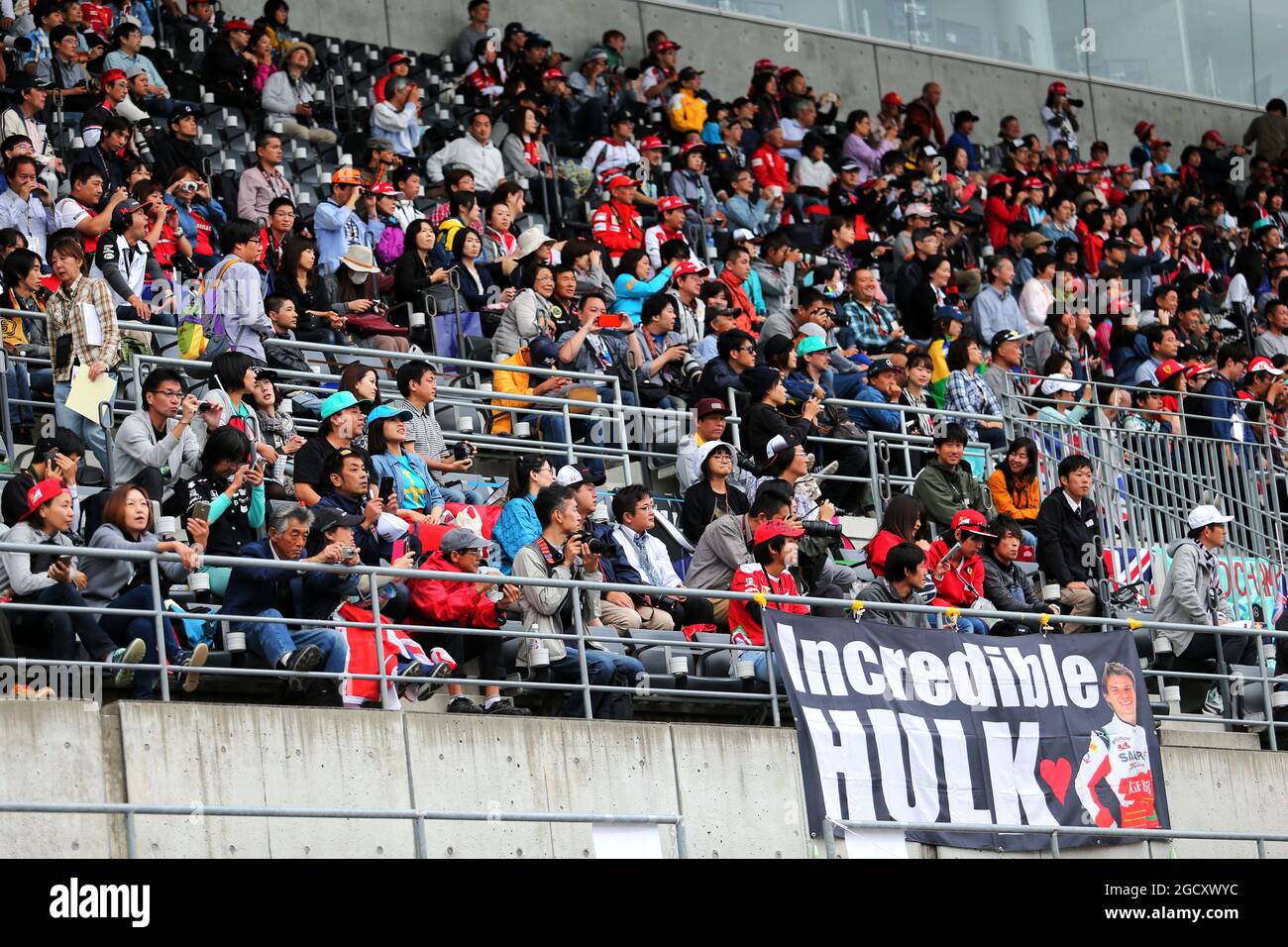 Renault sport f1 team fans banner hi-res stock photography and images ...