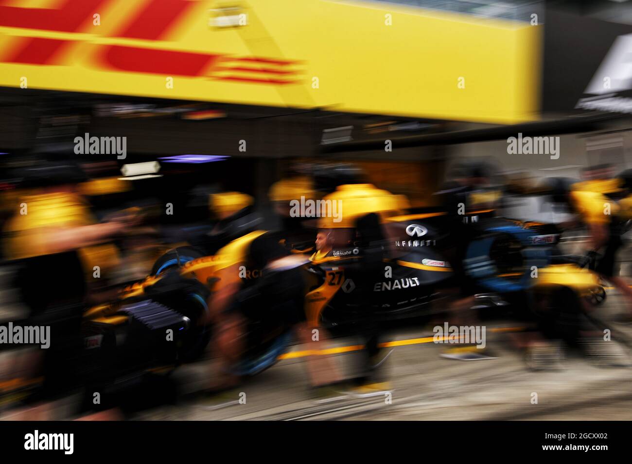Renault sport f1 team practices a pit stop hi-res stock photography and ...