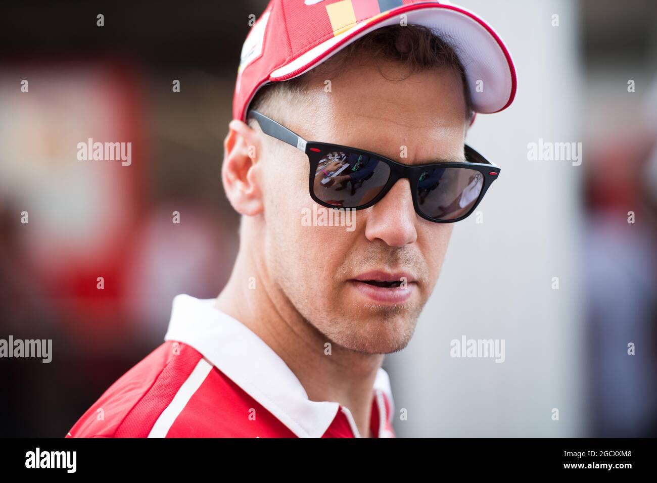 Sebastian Vettel (GER) Ferrari. United States Grand Prix, Thursday 19th ...