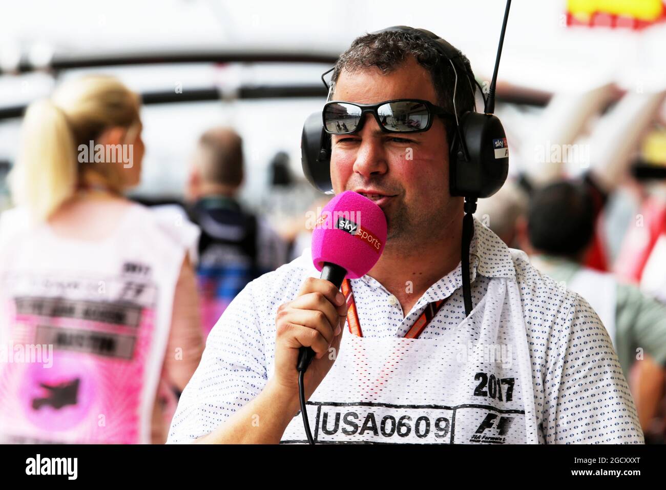 Ted Kravitz (GBR) Sky Sports Pitlane Reporter. United States Grand Prix ...