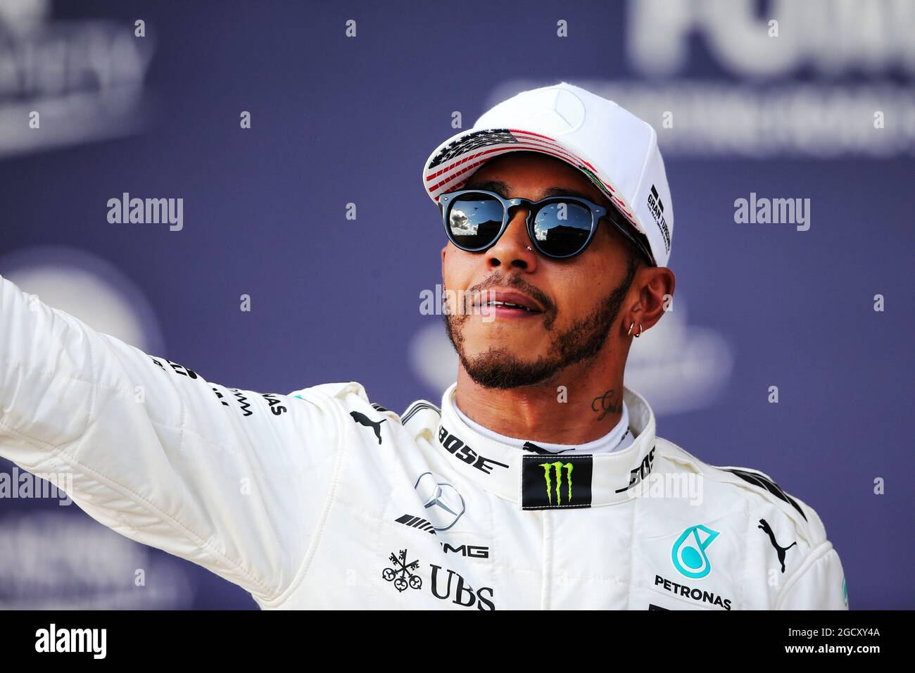 Lewis hamilton cota 2017 pole hi-res stock photography and images - Alamy