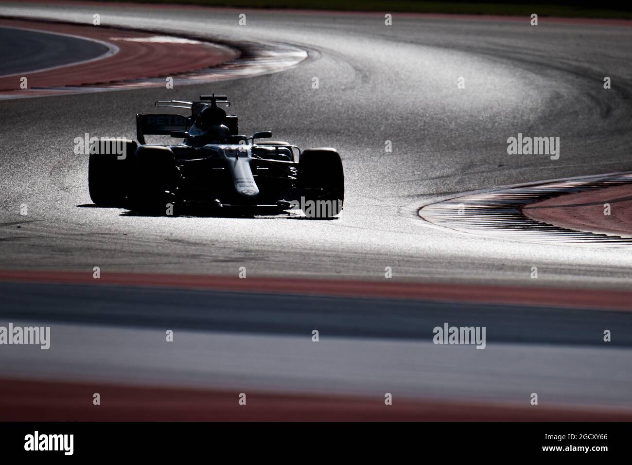 Lewis Hamilton (GBR) Mercedes AMG F1 W08. United States Grand Prix ...