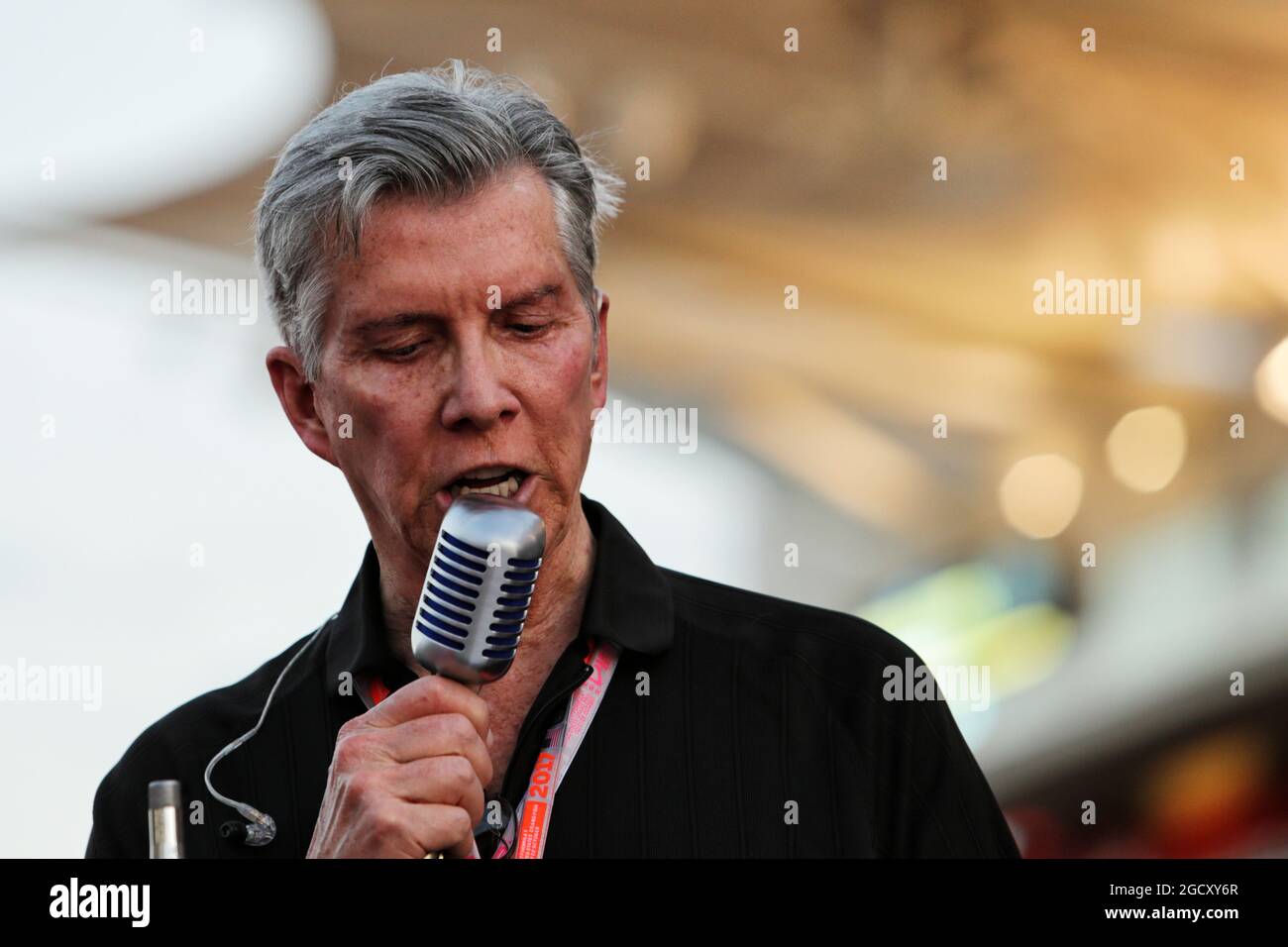 Michael Buffer (USA) Announcer. United States Grand Prix, Saturday 21st ...