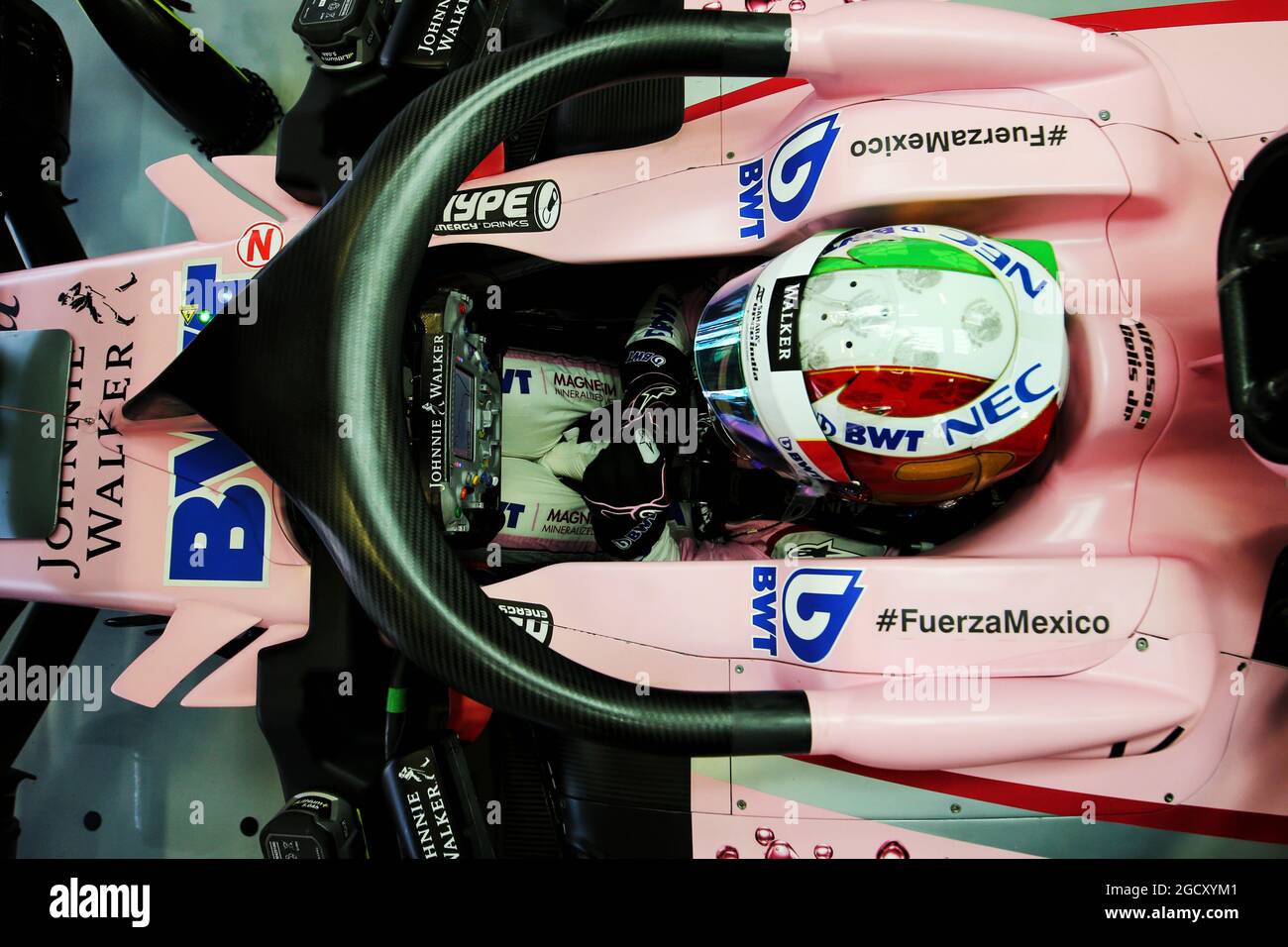 Alfonso Celis Jr (MEX) Sahara Force India F1 VJM10 Development Driver ...