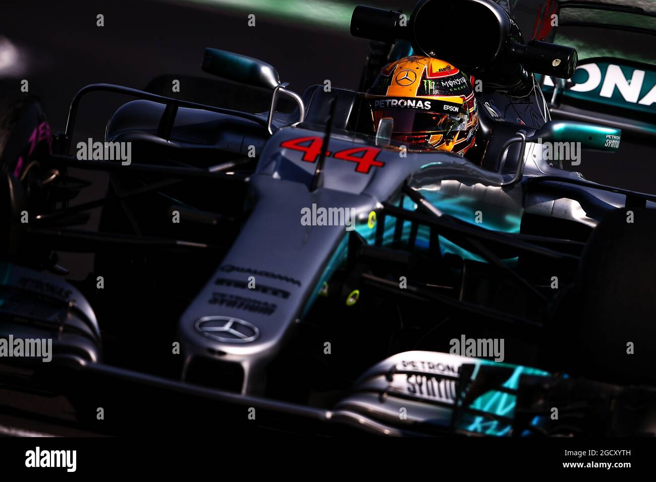 Lewis Hamilton (GBR) Mercedes AMG F1 W08. Mexican Grand Prix, Friday ...