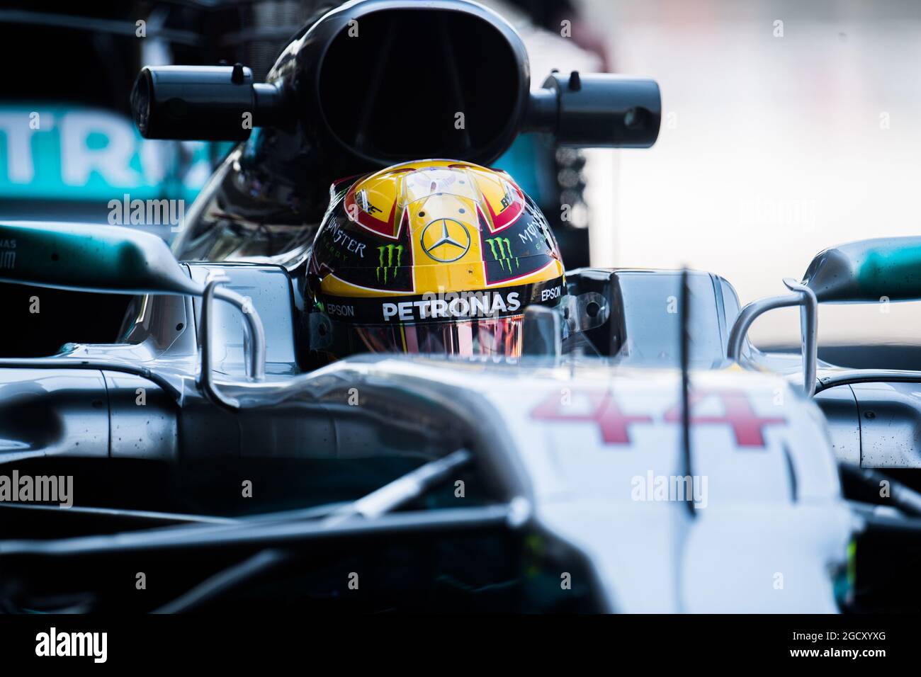 Lewis Hamilton (GBR) Mercedes AMG F1 W08. Mexican Grand Prix, Friday ...