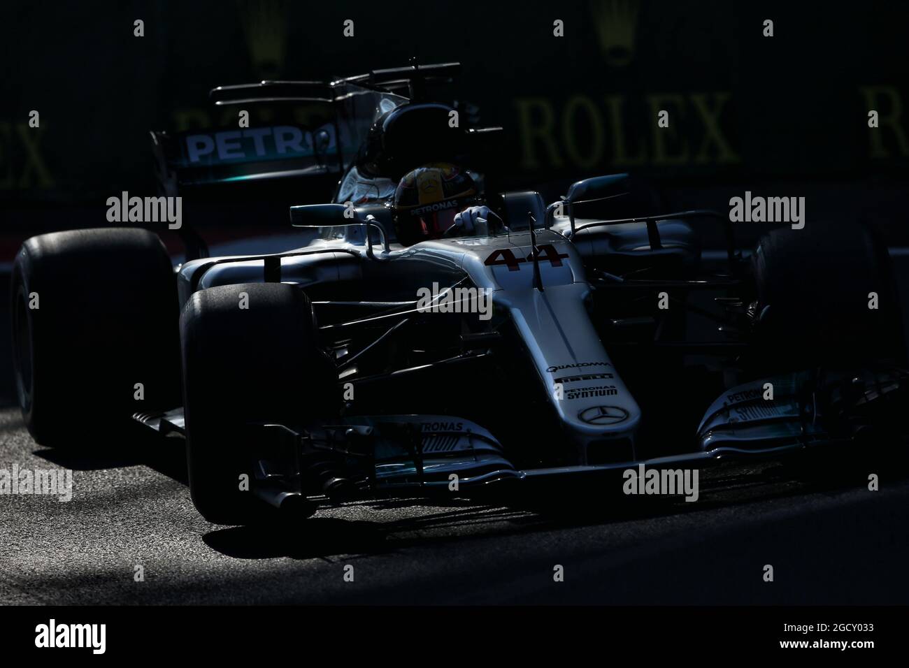 Lewis Hamilton (GBR) Mercedes AMG F1 W08. Mexican Grand Prix, Saturday ...