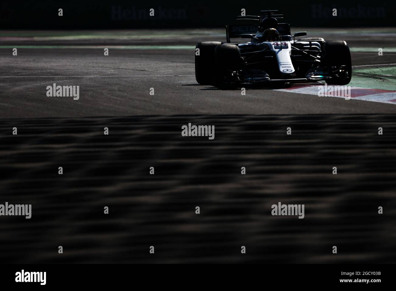 Lewis Hamilton (GBR) Mercedes AMG F1 W08. Mexican Grand Prix, Saturday ...