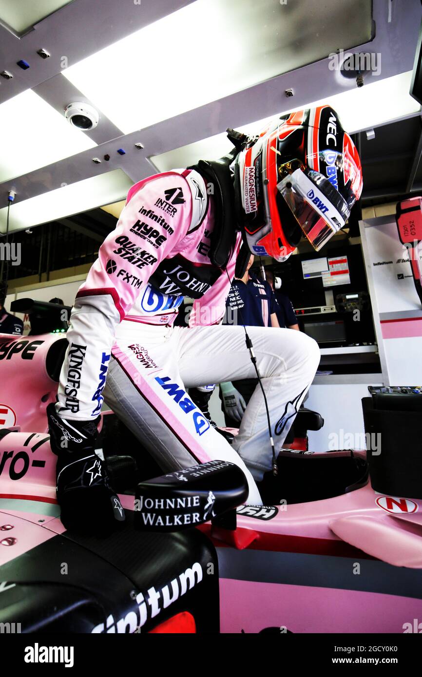 George Russell (GBR) Sahara Force India F1 VJM10 Test Driver. Brazilian ...