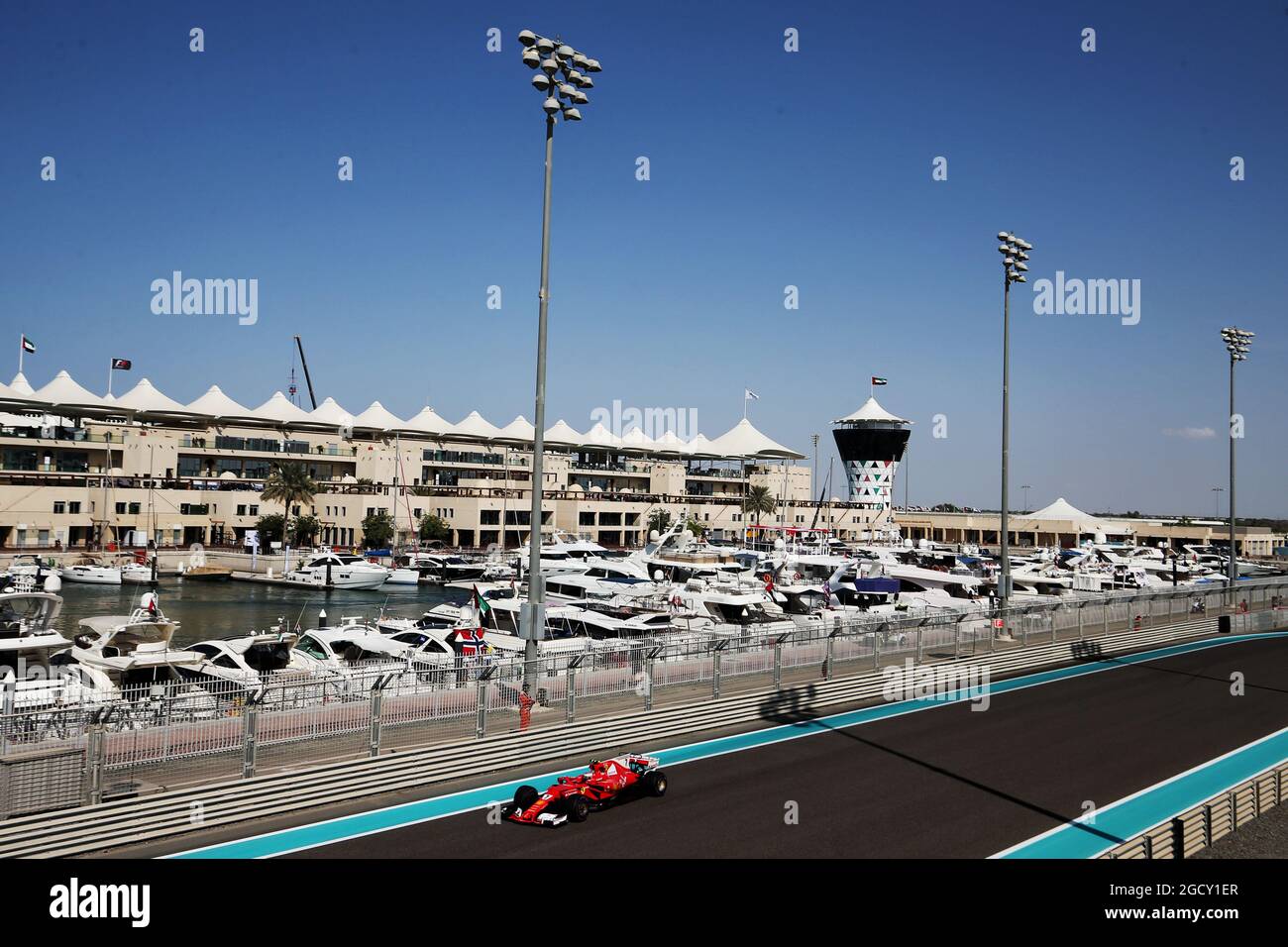 Kimi Raikkonen (FIN) Ferrari SF70H. Abu Dhabi Grand Prix, Friday 24th ...