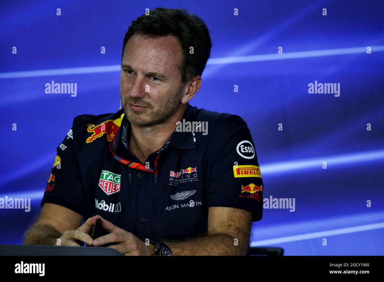 Red bull team principal christian at the yas marina circuit hi-res stock photography and images ...