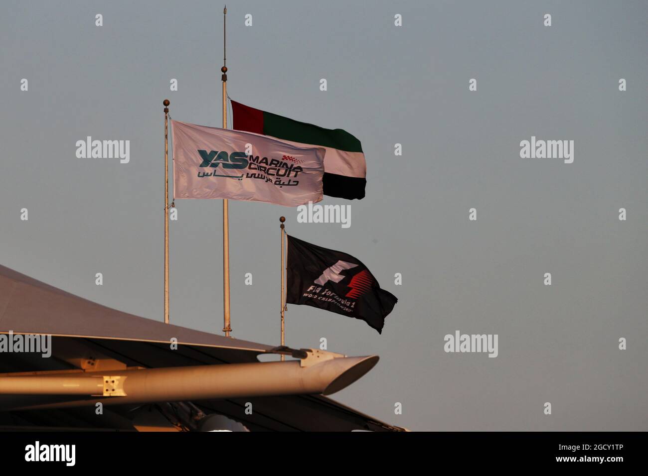The f1 flag uae yas marina circuit flags hi-res stock photography and ...