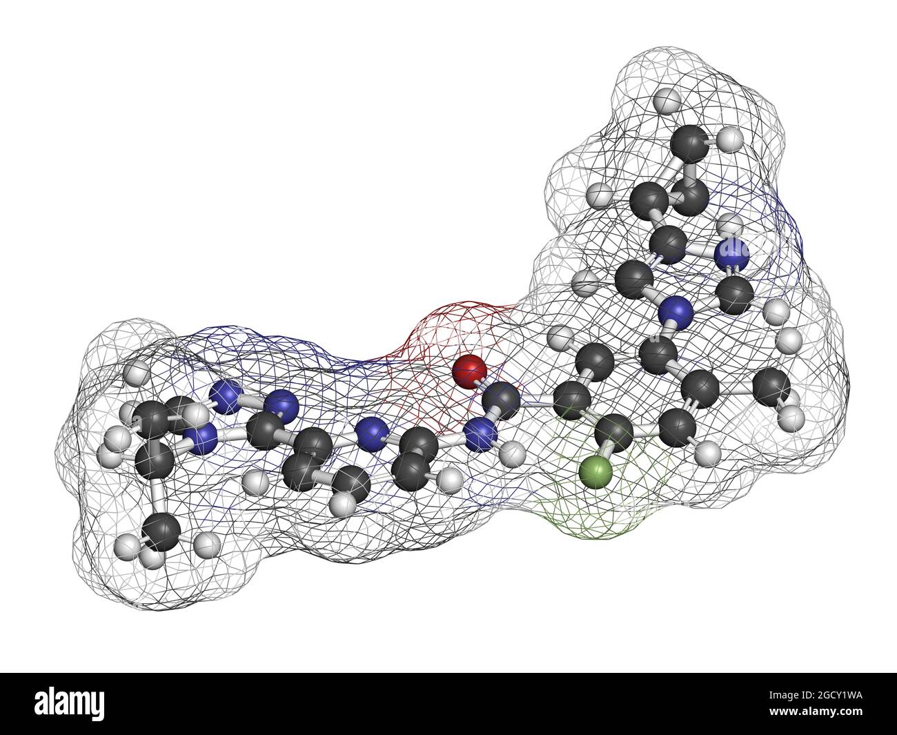 Stylized skeletal formula (chemical structure Stock Photo - Alamy