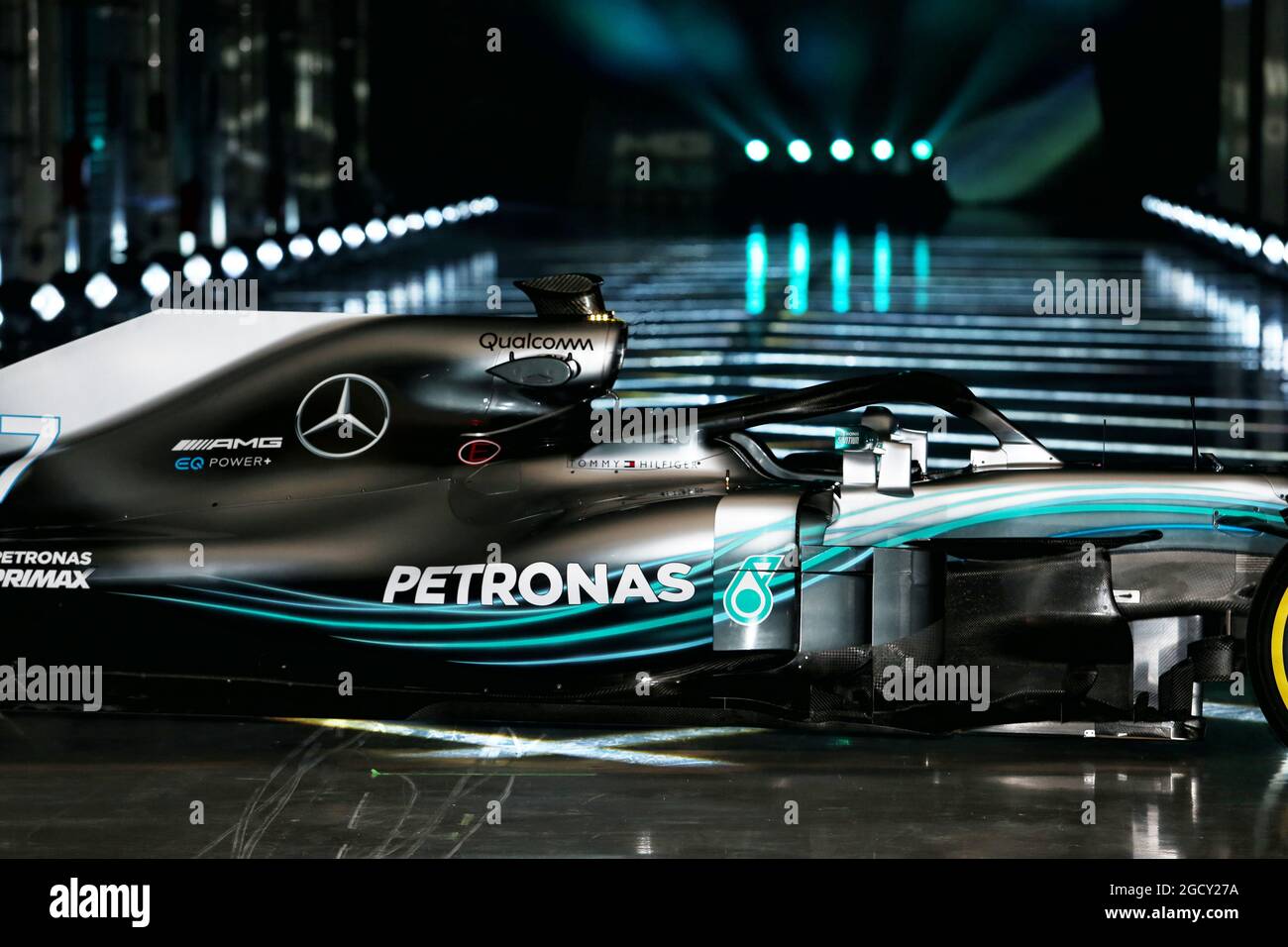 The Mercedes AMG F1 W09. Mercedes AMG F1 W09 Launch, Thursday 22nd ...