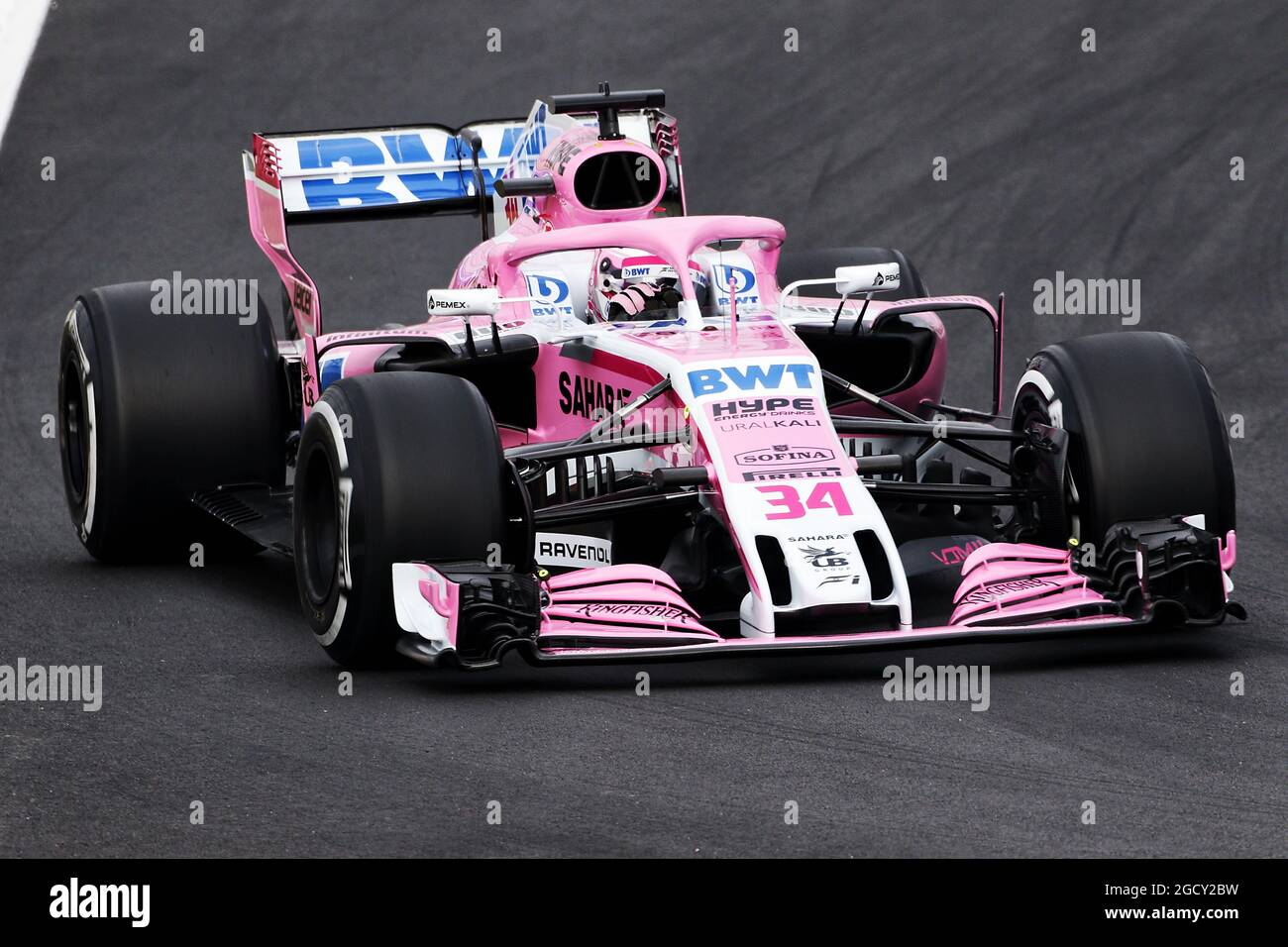 Nikita Mazepin (RUS) Sahara Force India F1 VJM11 Development Driver ...