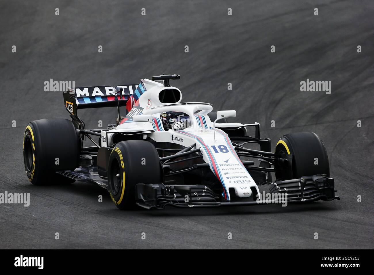 Lance Stroll (CDN) Williams FW41. Formula One Testing, Day 1, Monday ...