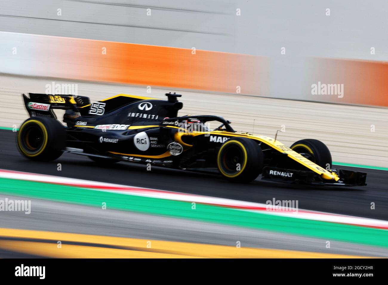 Carlos Sainz Jr (ESP) Renault Sport F1 Team RS18. Formula One Testing ...