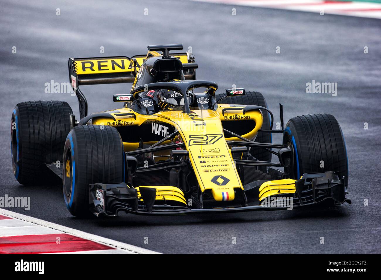 Nico Hulkenberg (GER) Renault Sport F1 Team RS18. Formula One Testing ...