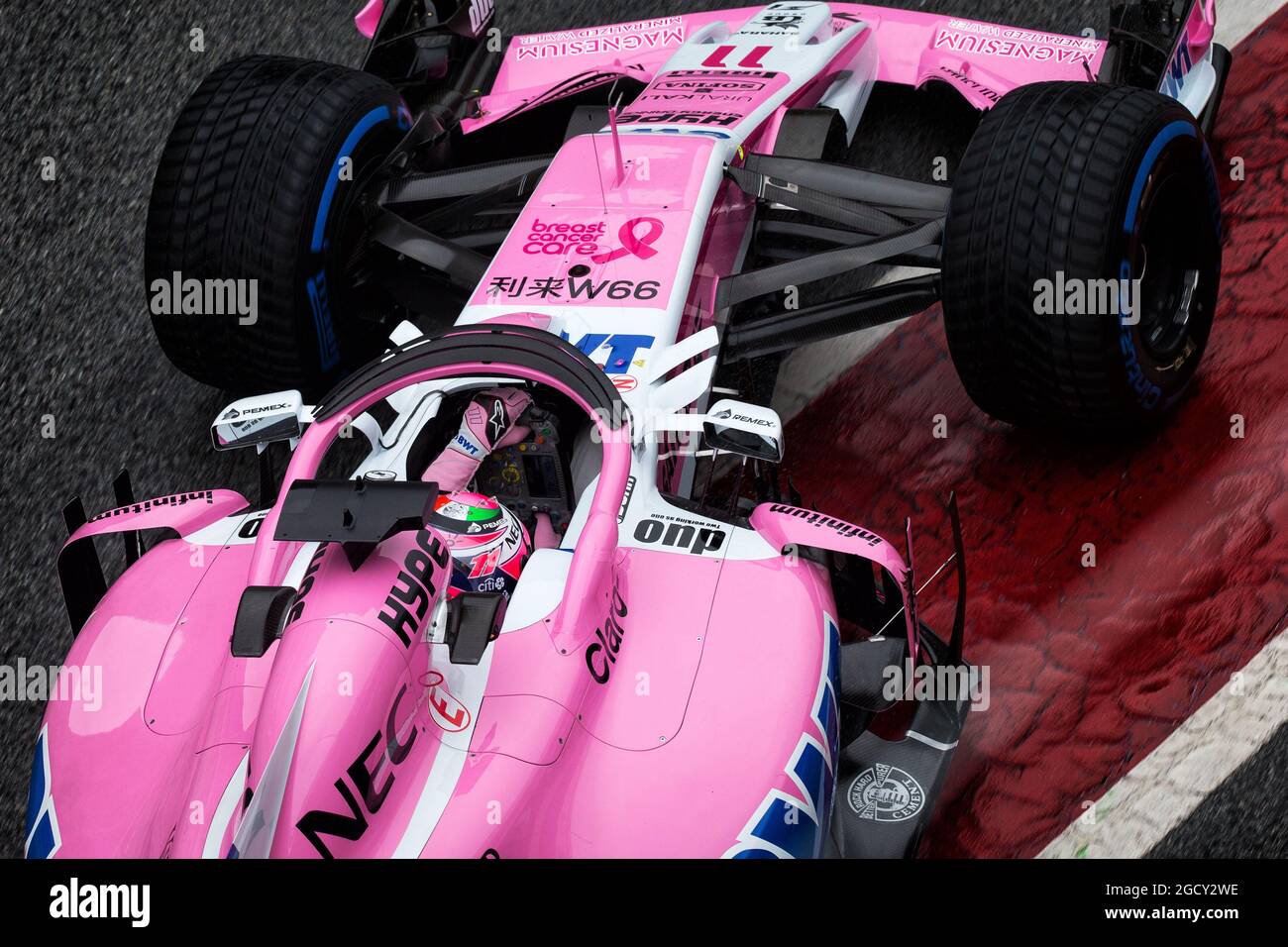 Sergio Perez (MEX) Sahara Force India F1 VJM11. Formula One Testing ...