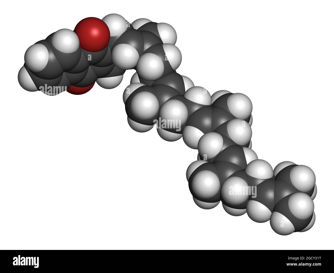 Vitamin K2 or menaquinone molecule. 3D rendering Stock Photo - Alamy