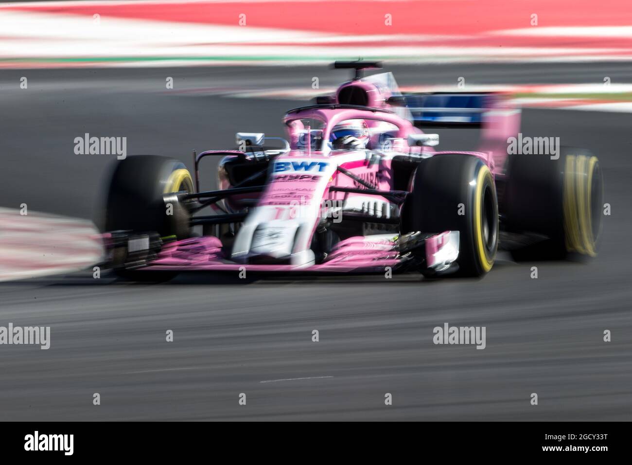 Sergio Perez (MEX) Sahara Force India F1 VJM11. Formula One Testing ...