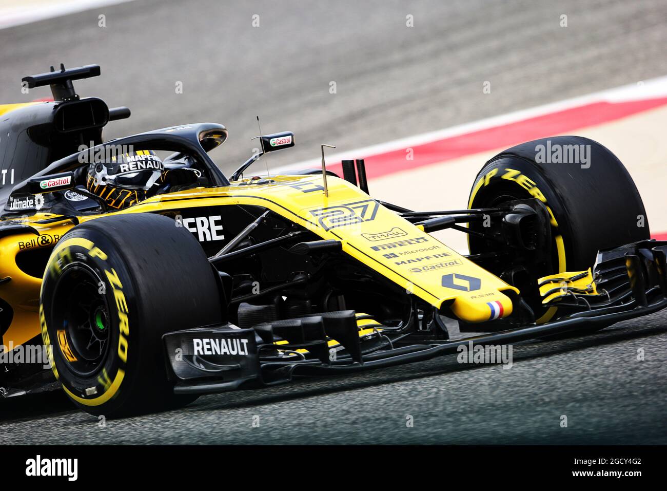 Nico Hulkenberg (GER) Renault Sport F1 Team RS18. Bahrain Grand Prix ...