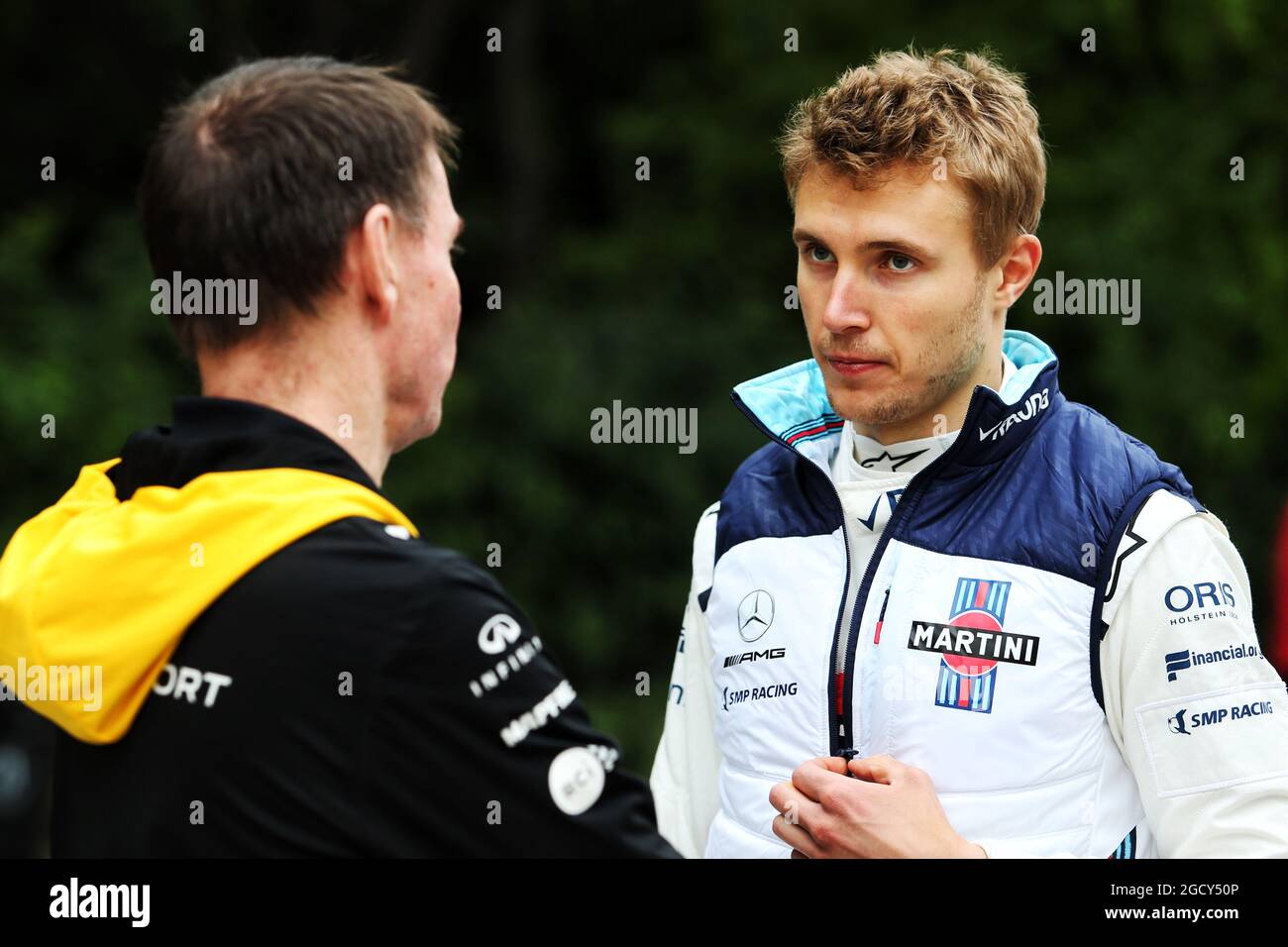 Renault sport f1 team trackside operations director sergey sirotkin hi ...