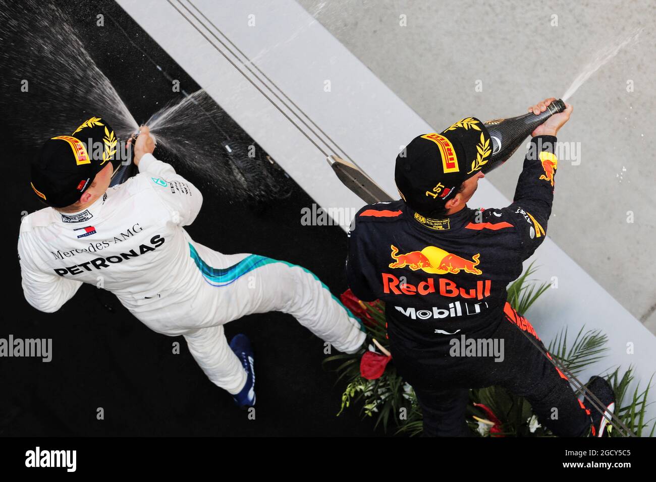 Race winner Daniel Ricciardo (AUS) Red Bull Racing celebrates on the ...