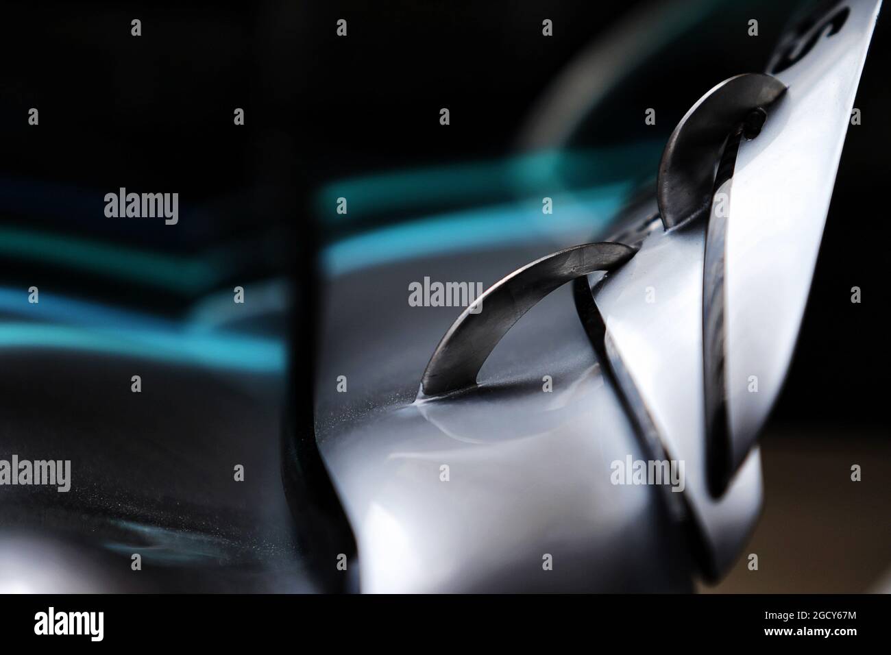Mercedes amg f1 w09 front wing detail hi-res stock photography and ...
