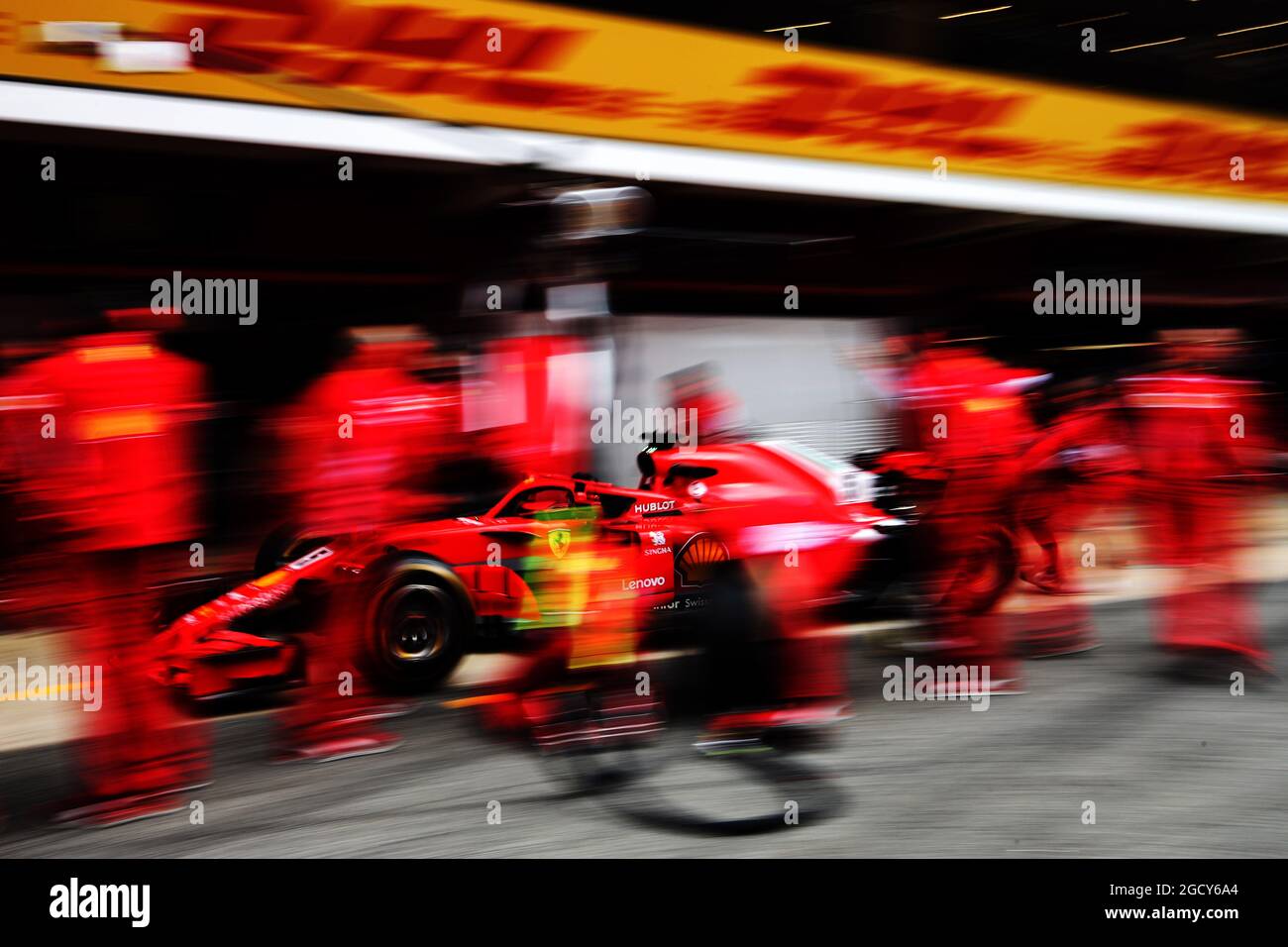 Ferrari Practices A Pit Stop High Resolution Stock Photography and ...