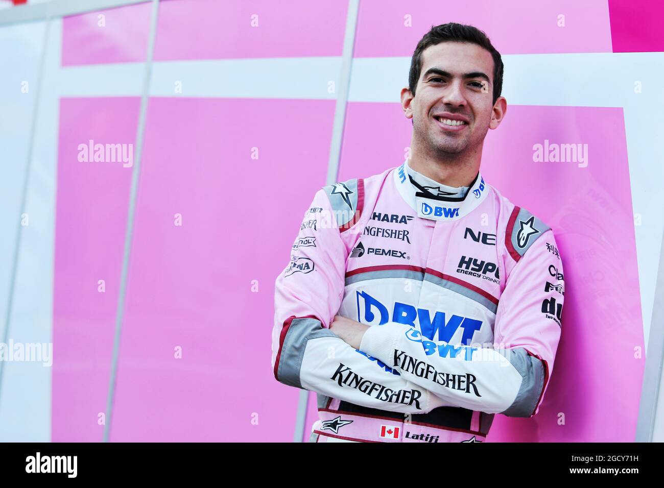 Nicholas Latifi (CDN) Sahara Force India F1 Team Development Driver ...