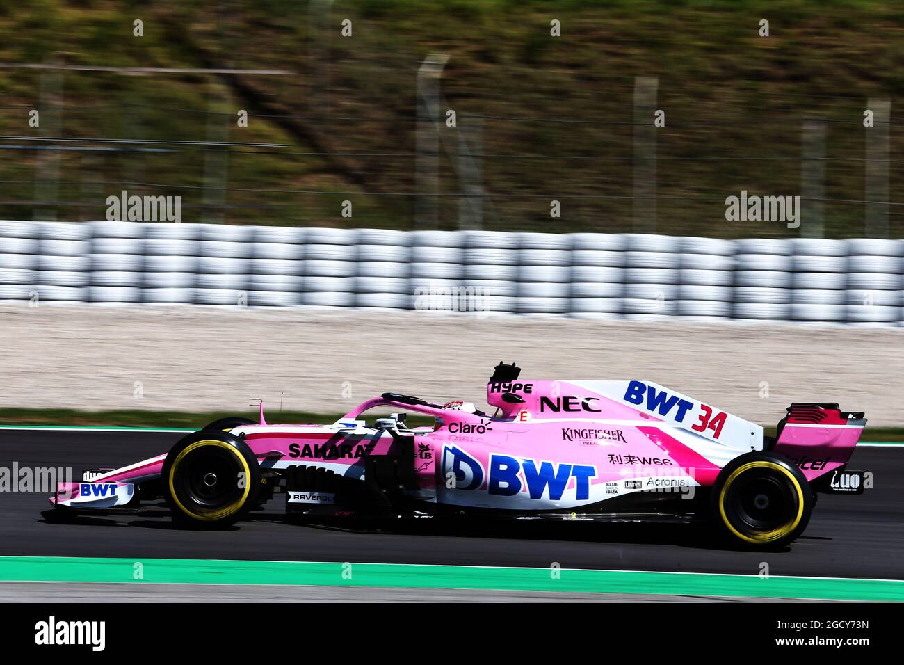 Nicholas Latifi (CDN) Sahara Force India F1 VJM11 Development Driver ...
